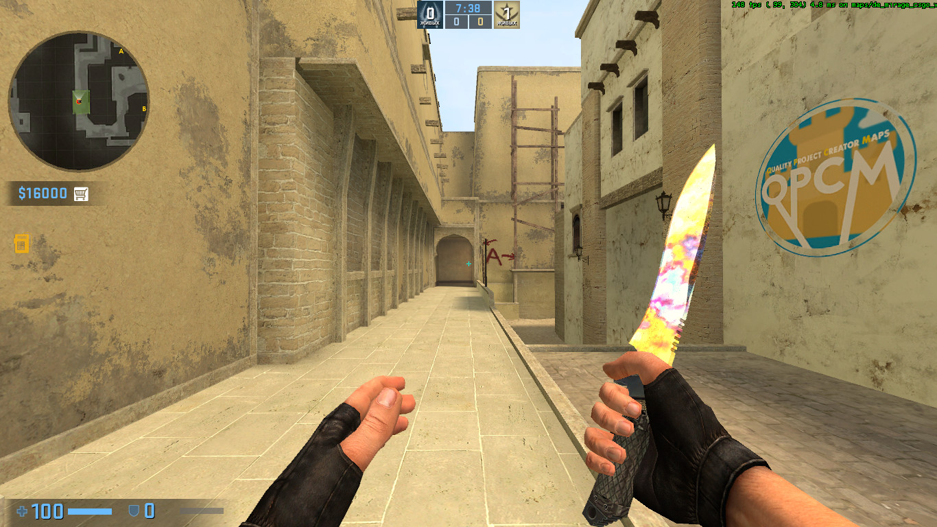 Classic Knife | Case Hardened Mod for Counter-Strike: Source | CS:S Mods