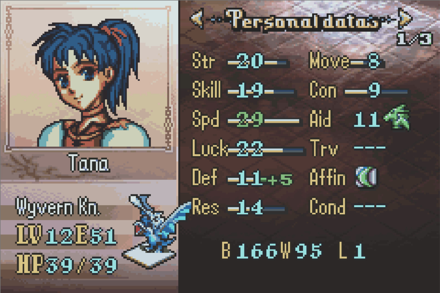 Ponytail Tana Mod for Fire Emblem: The Sacred Stones | FE8 Mods