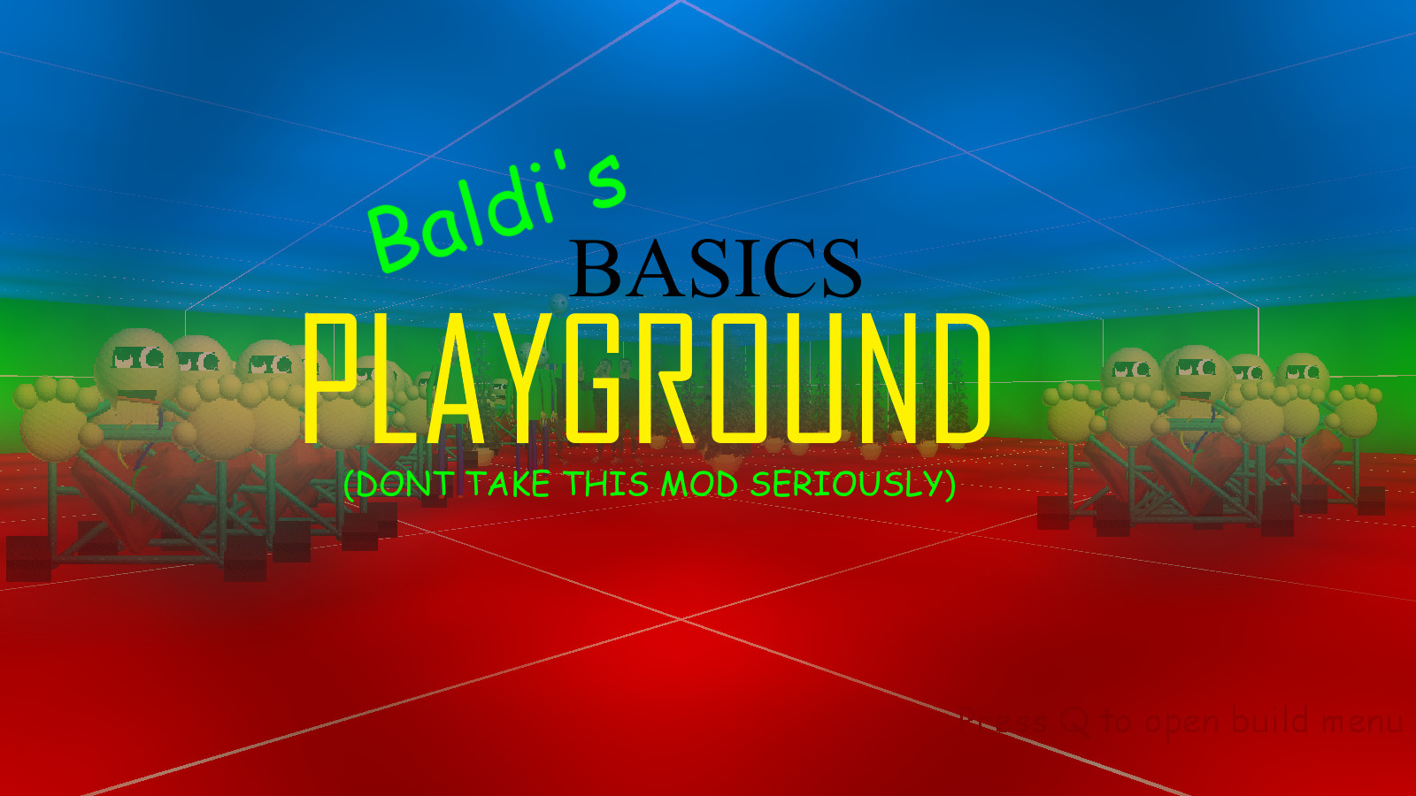 Baldi's Basics PLAYGROUND Mod for Baldi's Basics | Baldi Mods