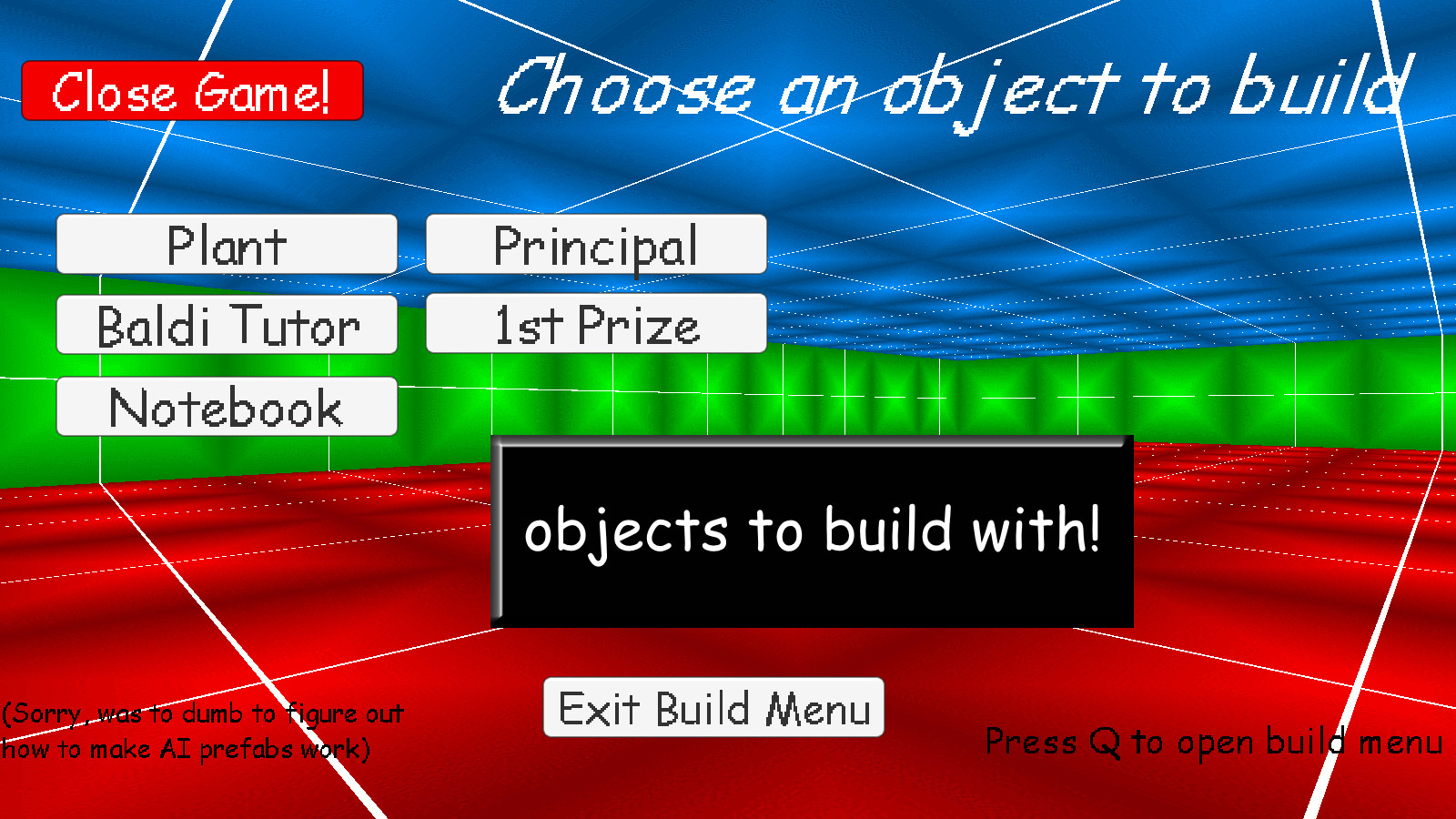 Baldi's Basics PLAYGROUND Mod for Baldi's Basics | Baldi Mods