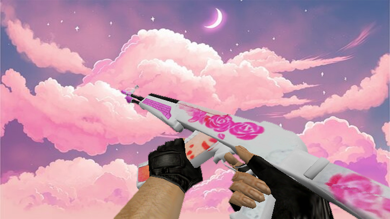AN-94 Rose Bride Mod for Counter-Strike 1.6 | CS1.6 Mods