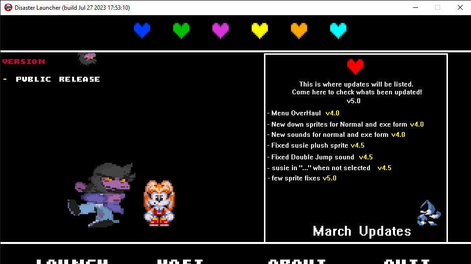 Susie in disaster! Mod for Sonic.EXE: The Disaster 2D Remake | TD2DR Mods