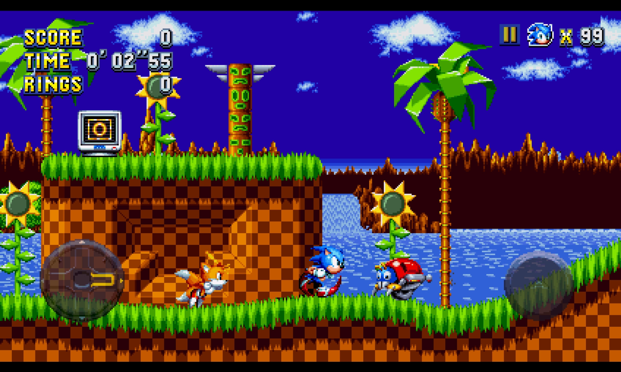 Sonic CD Styled Touch Controls For MTC! Mod for Sonic Mania | SM Mods