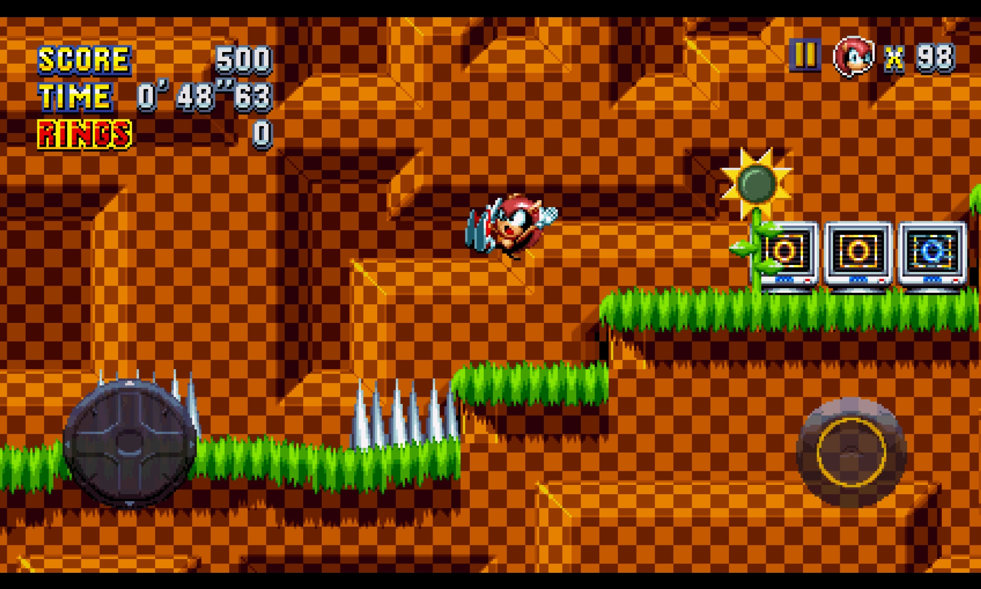 Sonic CD Styled Touch Controls For MTC! Mod for Sonic Mania | SM Mods