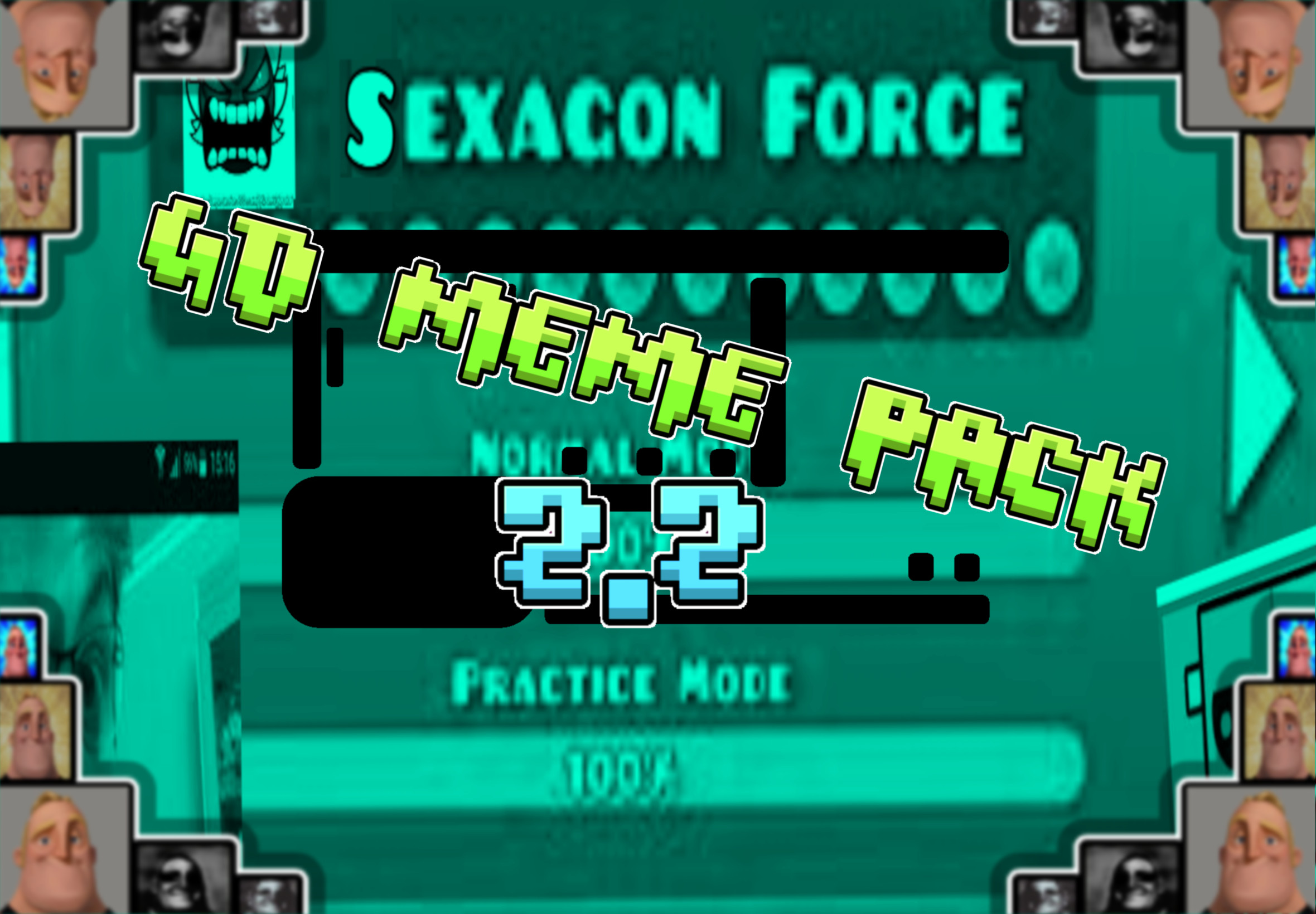 GD Meme Texture Pack (Geography Flash) Mod for Geometry Dash | GD Mods