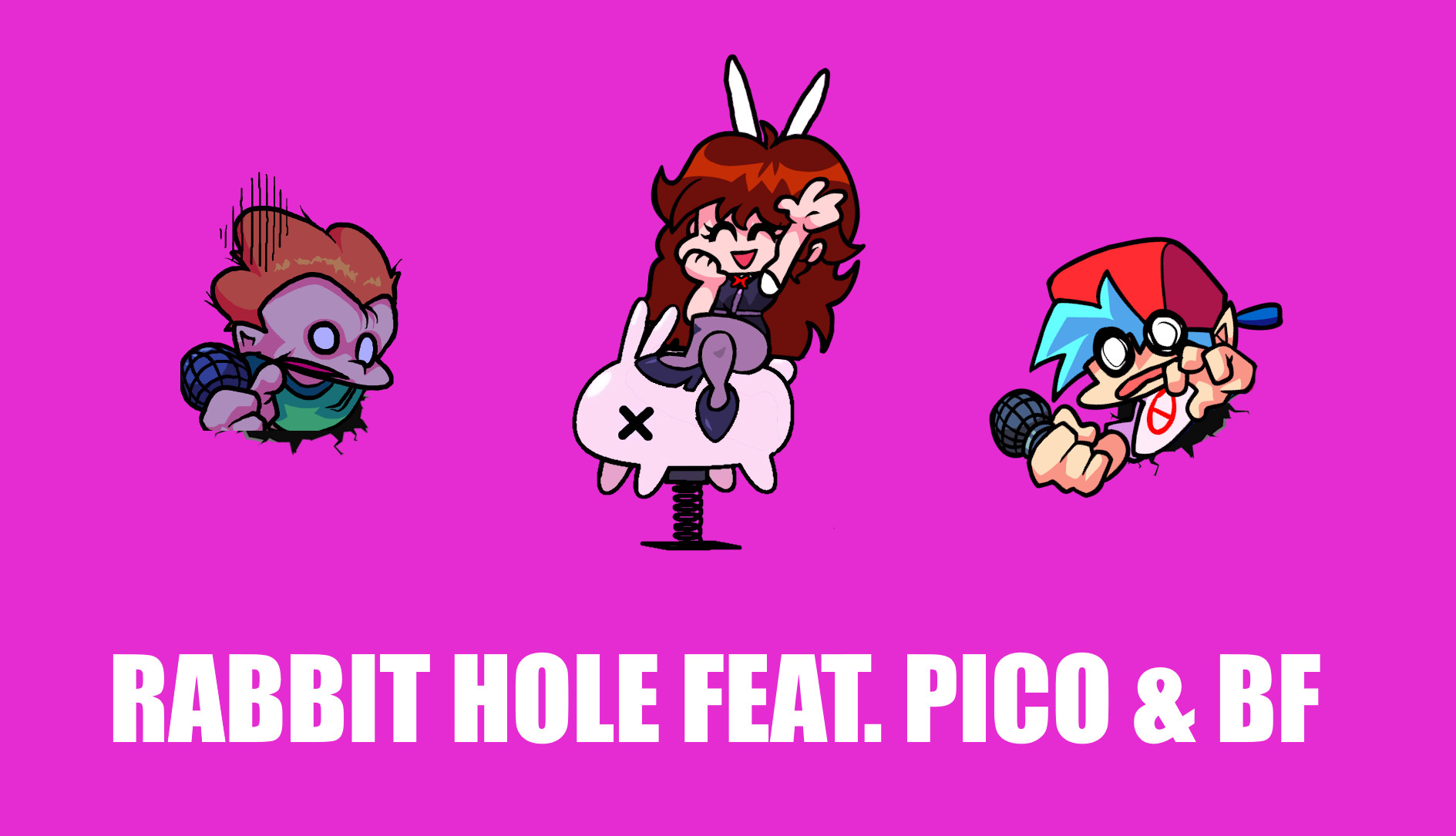 Rabbit Hole but Pico and BF sing it Mod for Friday Night Funkin' | FNF Mods