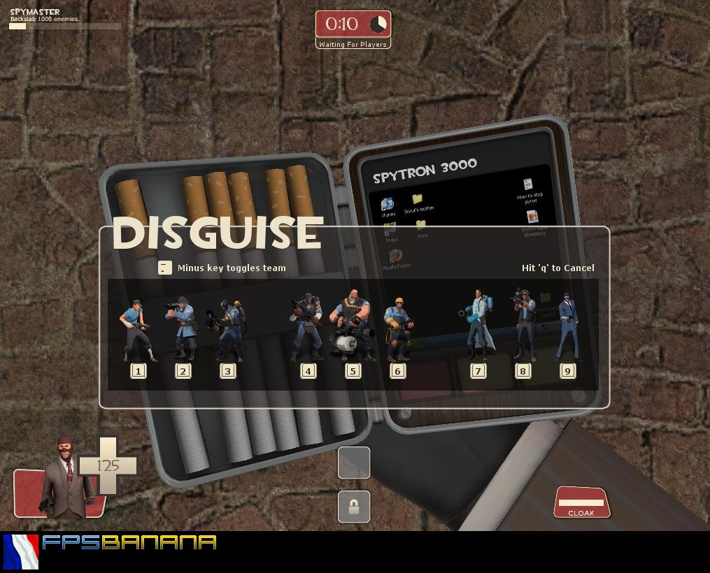 Spy's PDA/Ciggerette case Mod for Team Fortress 2 | TF2 Mods