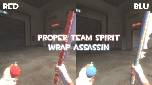 Proper Team Spirit Wrap Assassin Casual fix Mod for Team Fortress 2 ...