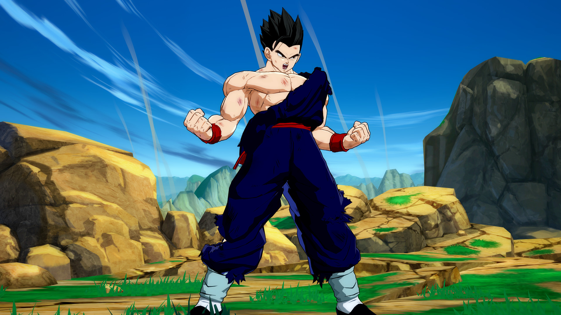 Gohan Training Gi (With Damaged Alternate) Mod for Dragon Ball FighterZ ...