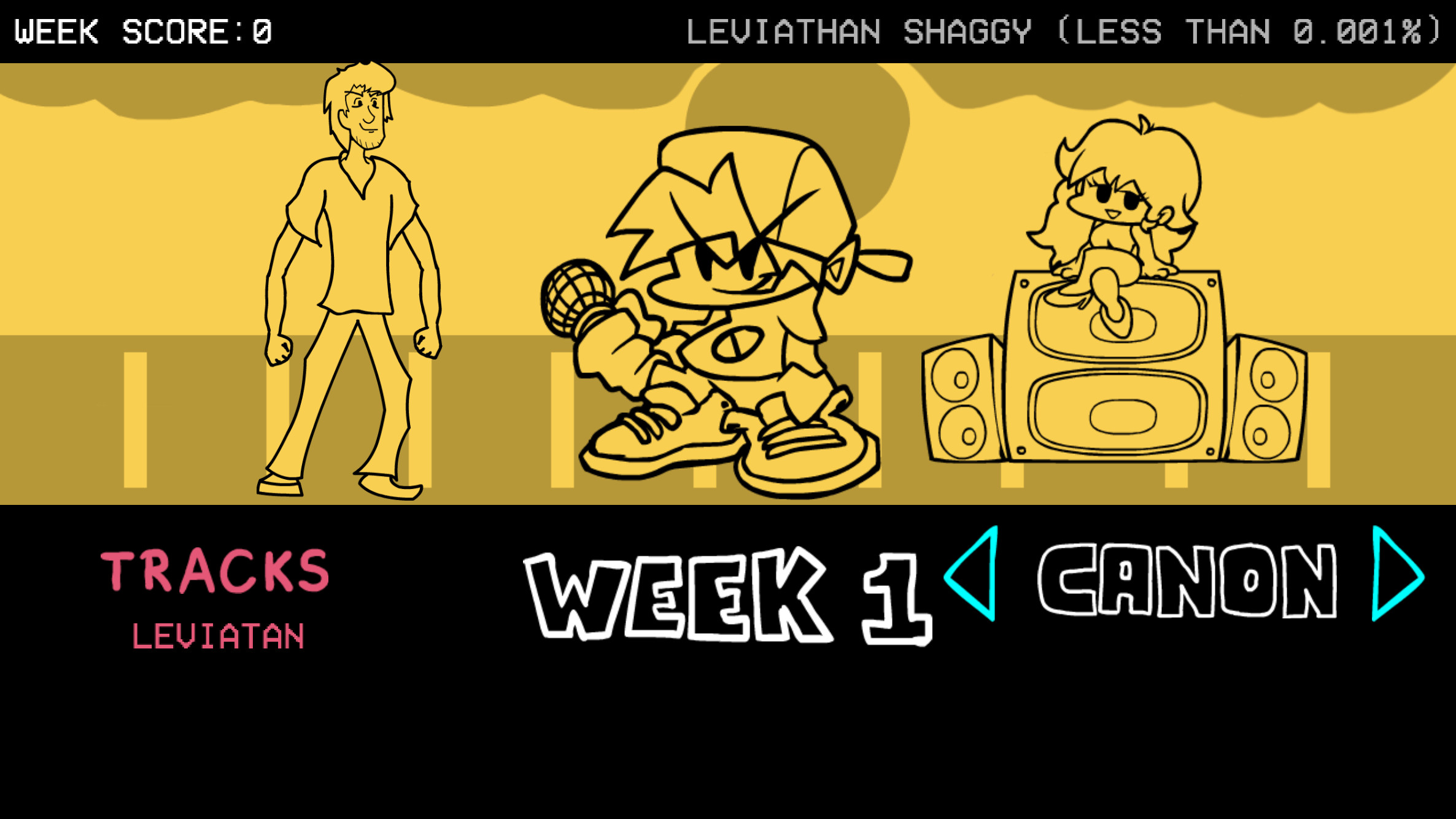 "LEVIATÁN" (Custom Shaggy track) Mod for Friday Night Funkin' | FNF Mods