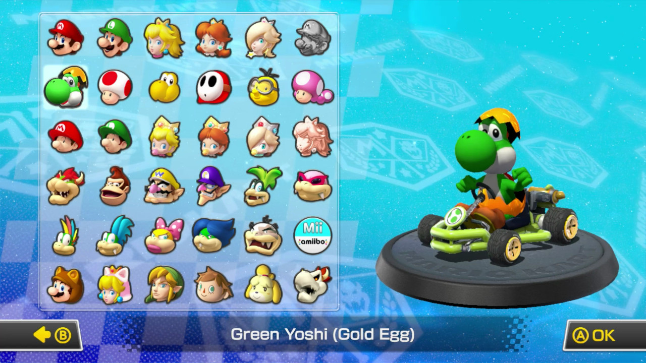 Yoshi (Egg Hunt) & (Gold Egg) with MKT Animations Mod for Mario Kart 8 ...