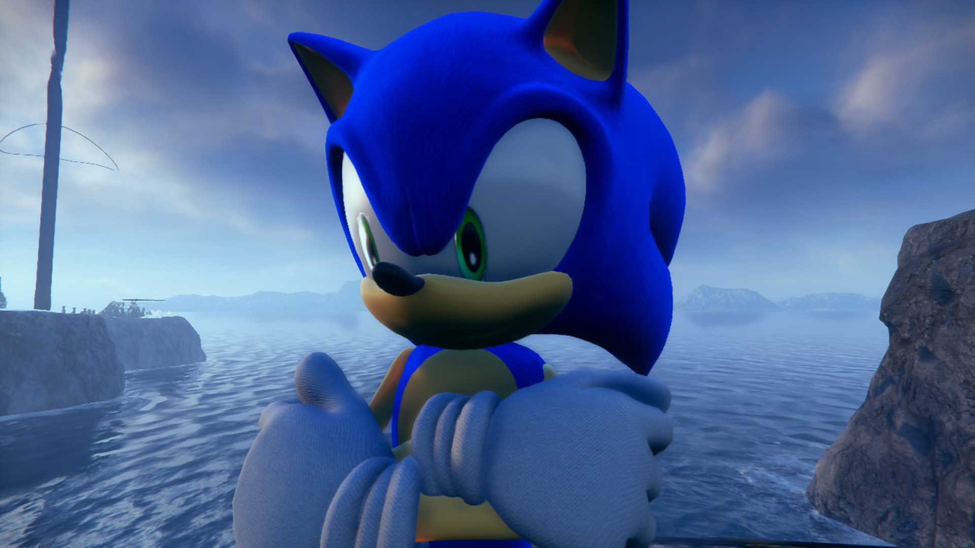 Base Sonic Over Holiday Cheer Mod for Sonic Frontiers | Frontiers Mods