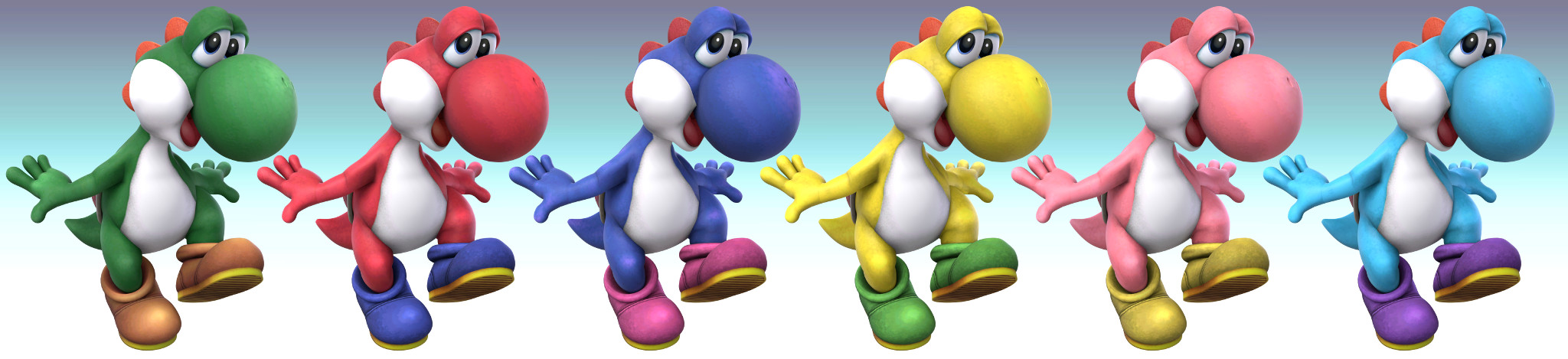 Brawl Yoshi Cosmetic Pack Mod for Super Smash Bros. Brawl | Brawl Mods