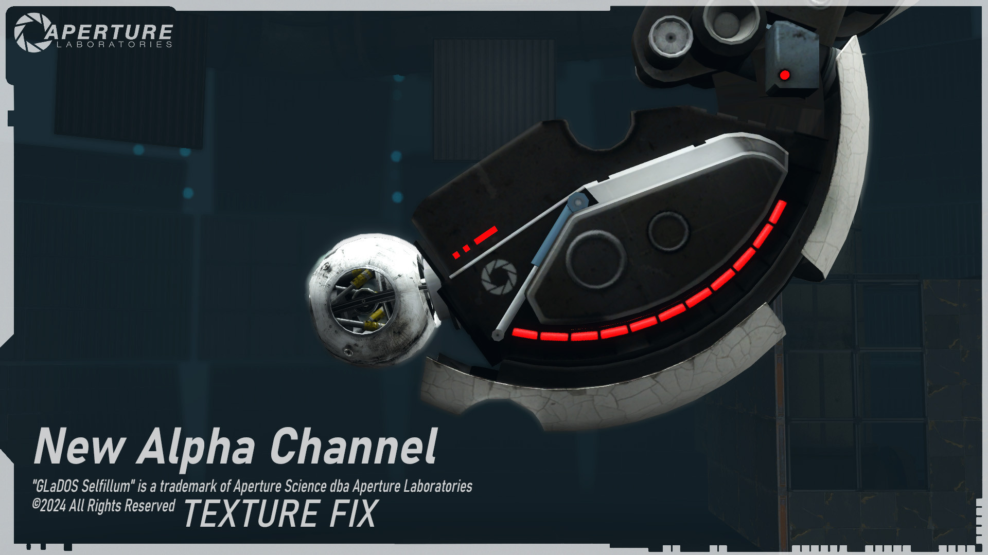 Wheatley Alpha Channels FIX Mod for Portal 2 | P2 Mods