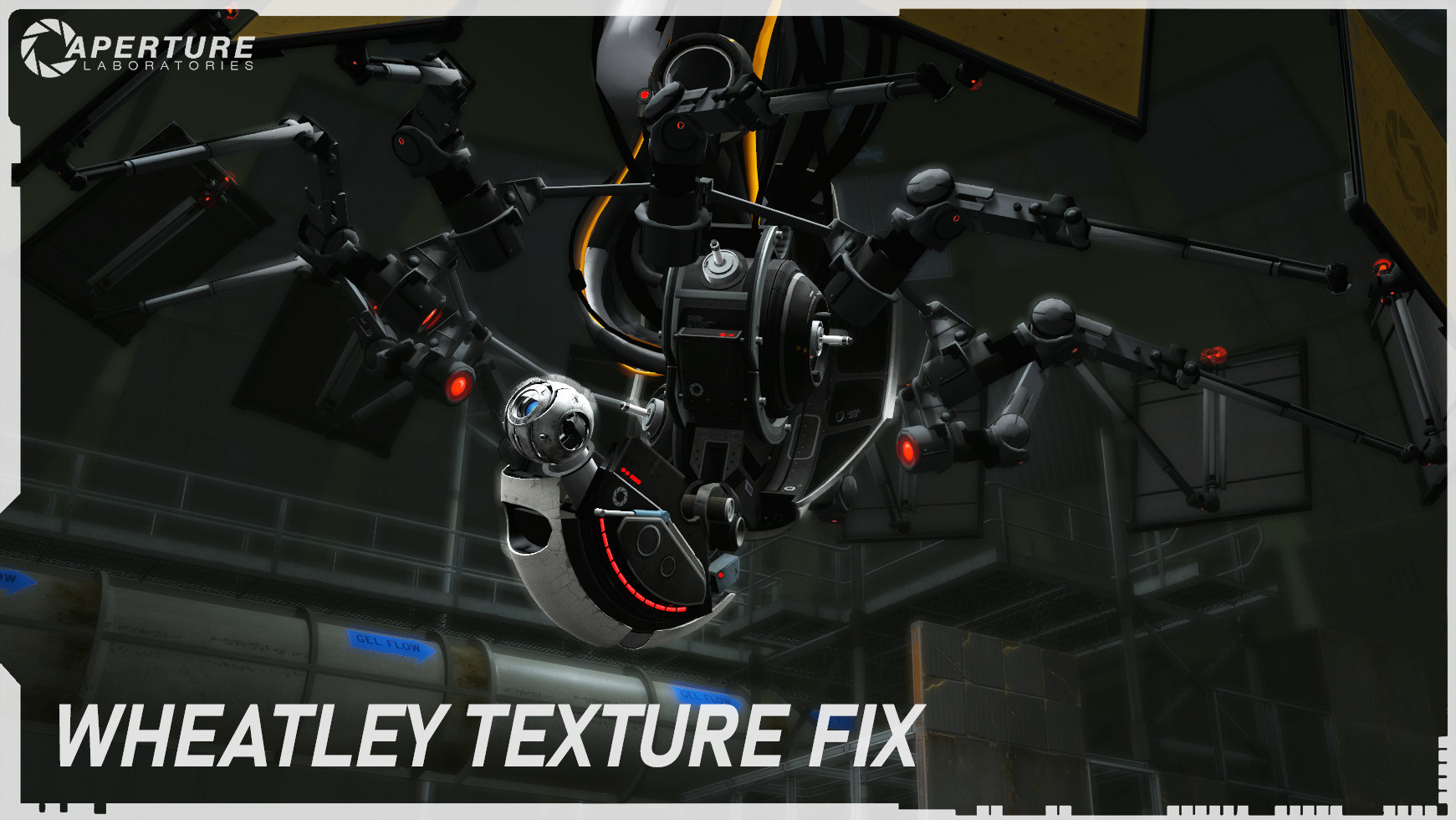 Wheatley Alpha Channels FIX Mod for Portal 2 | P2 Mods