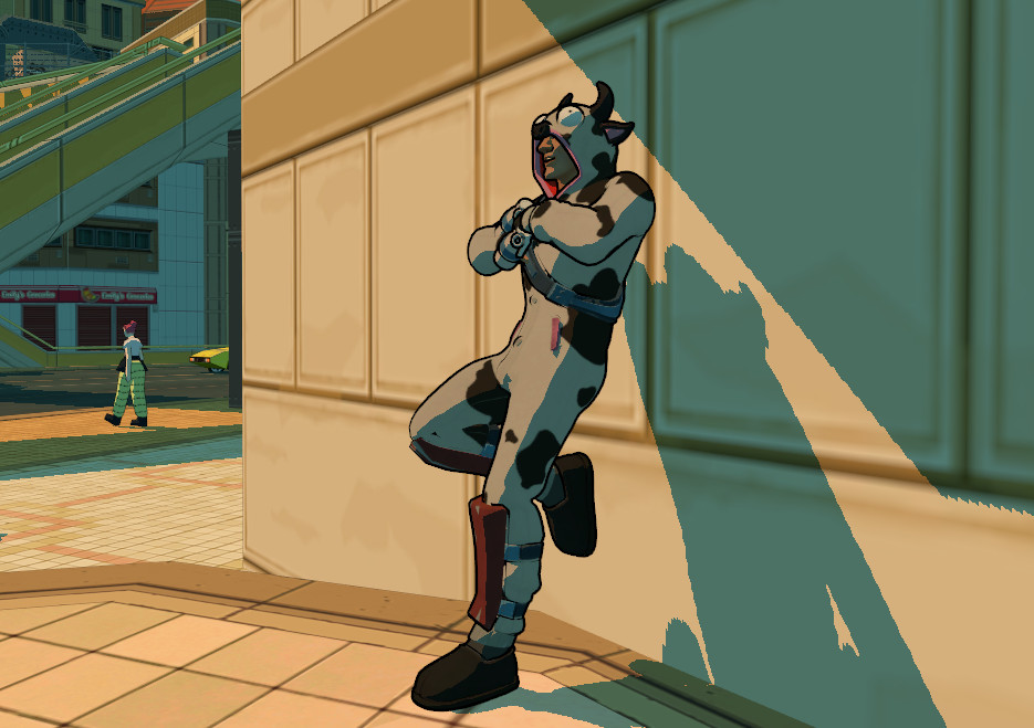 Guernsey From Fortnite Mod for Bomb Rush Cyberfunk | BRC Mods