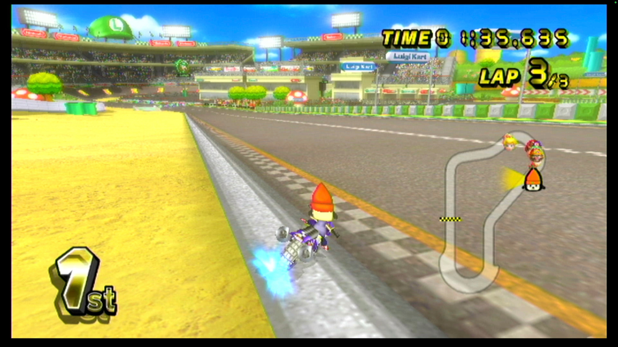 PaRappa Minimap UI Icons Mod for Mario Kart Wii | MKWii Mods