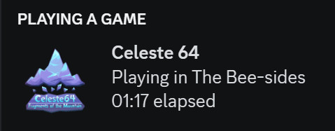 discord rich presence Mod for Celeste 64: Fragments of the Mountain ...