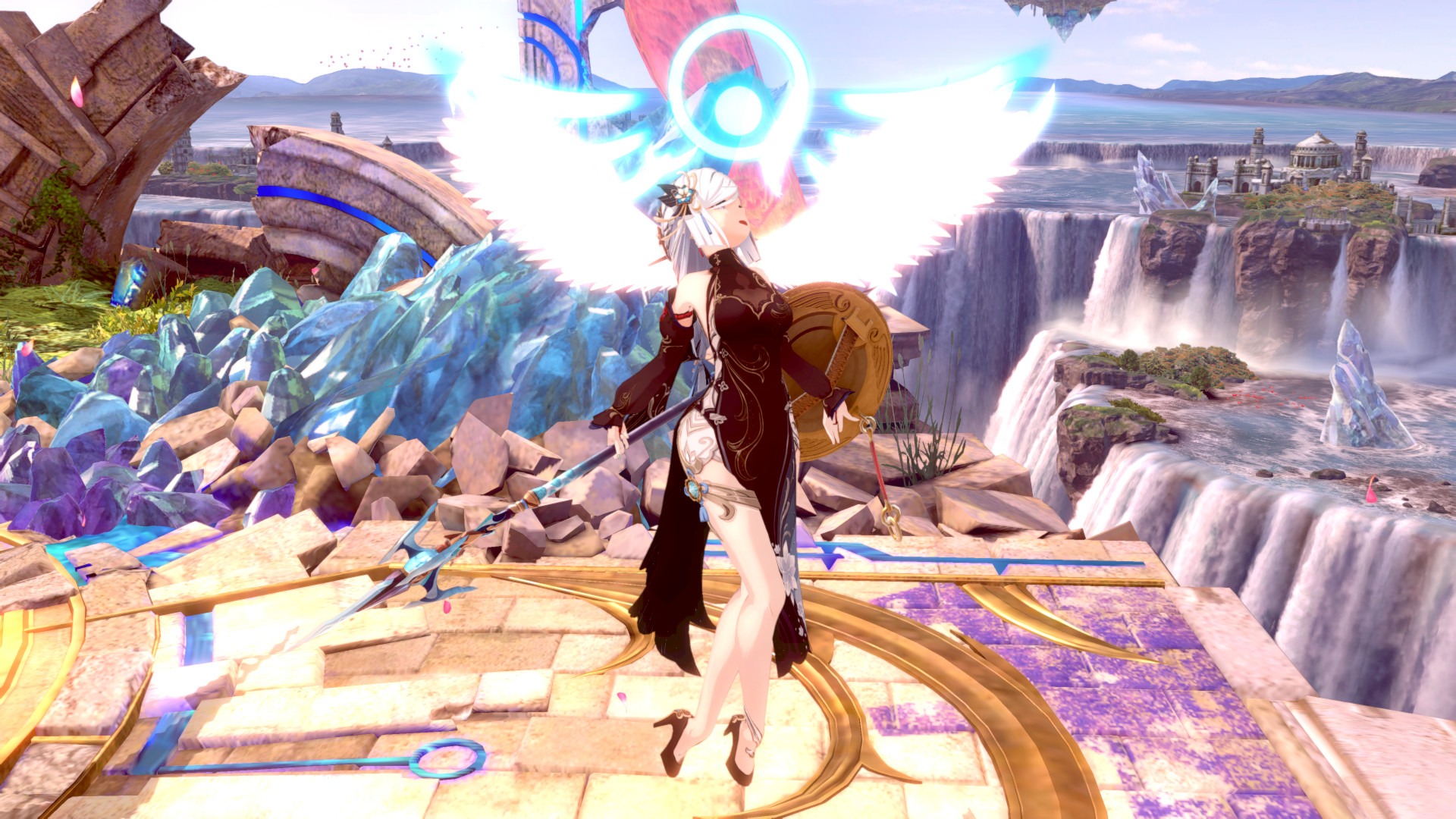 Shenhe (Frostflower Dew) (Genshin Impact) Mod for Super Smash Bros ...