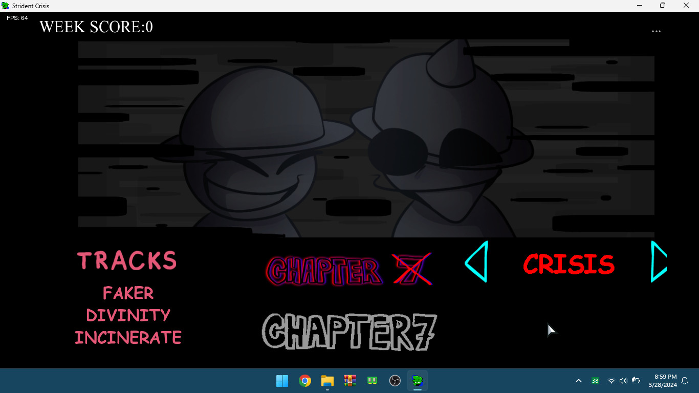 FNF' Strident Crisis V1.5 (Canned Build) Mod for Friday Night Funkin ...