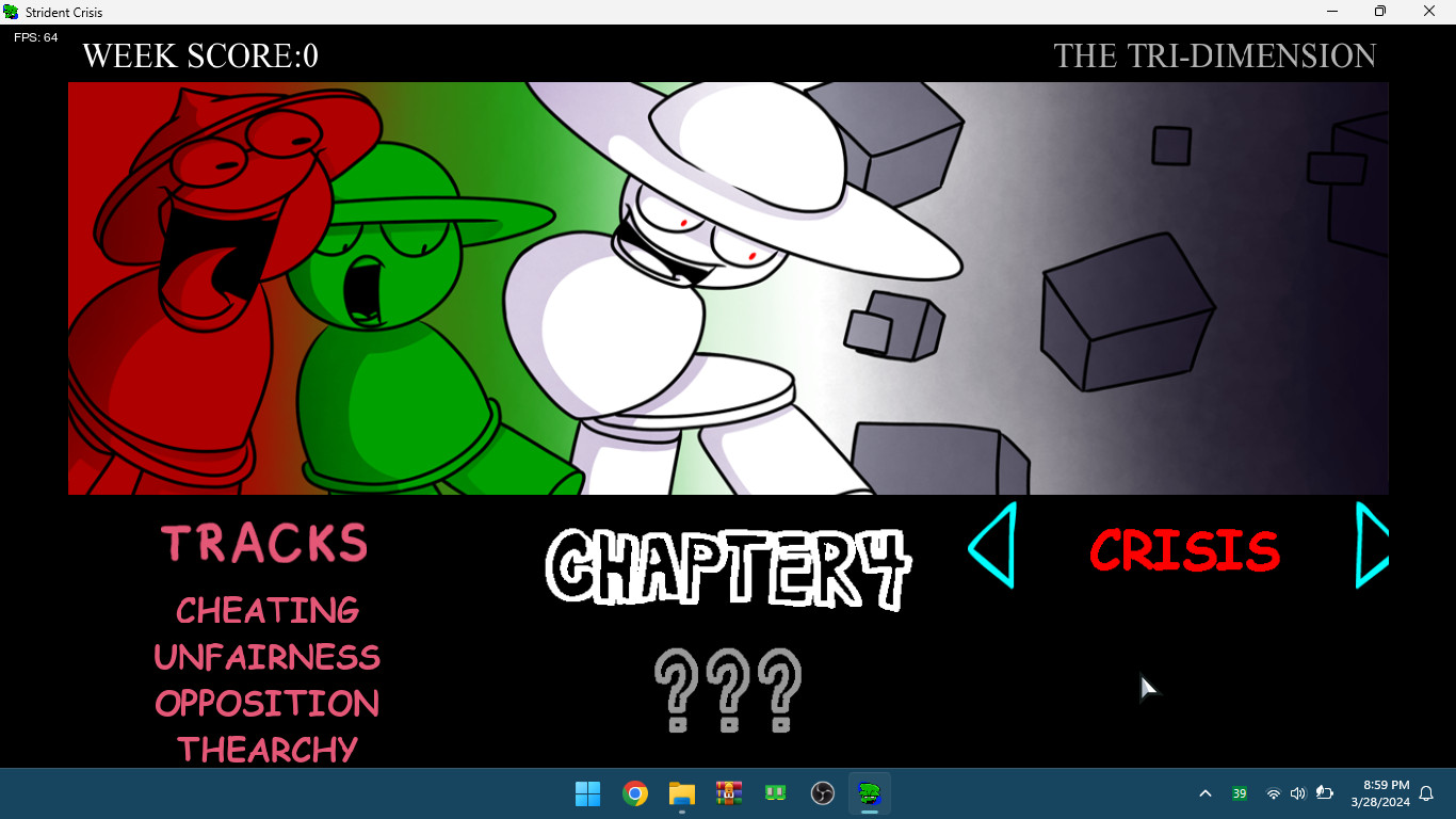 FNF' Strident Crisis V1.5 (Canned Build) Mod for Friday Night Funkin ...