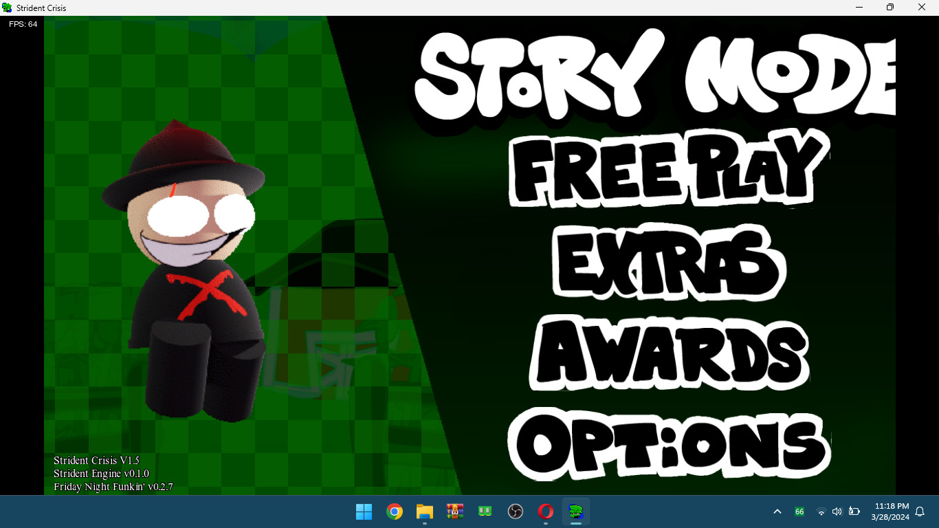 FNF' Strident Crisis V1.5 (Canned Build) Mod for Friday Night Funkin ...