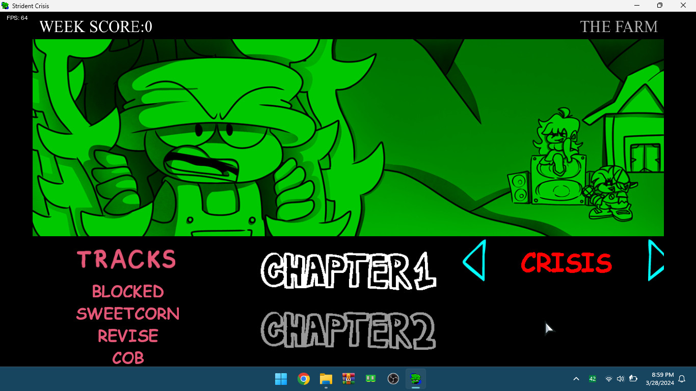 FNF' Strident Crisis V1.5 (Canned Build) Mod for Friday Night Funkin ...