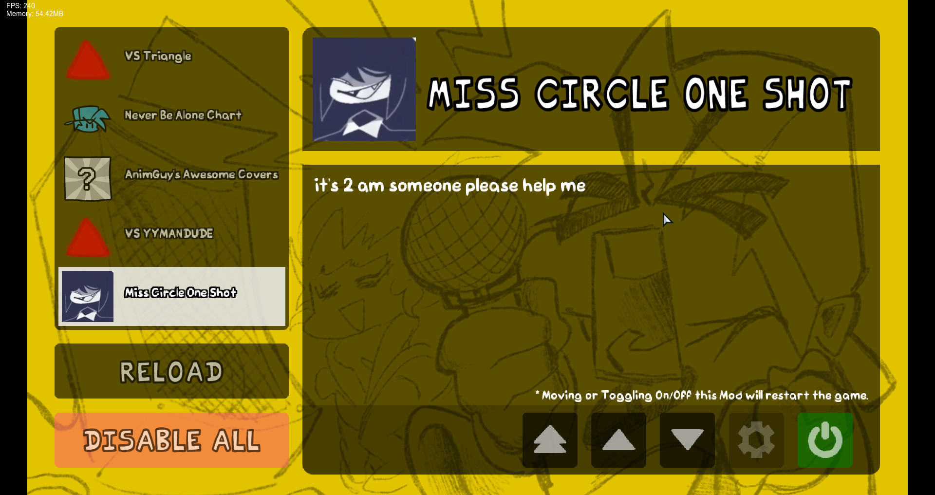 VS Miss Circle One Shot Mod for Friday Night Funkin' | FNF Mods