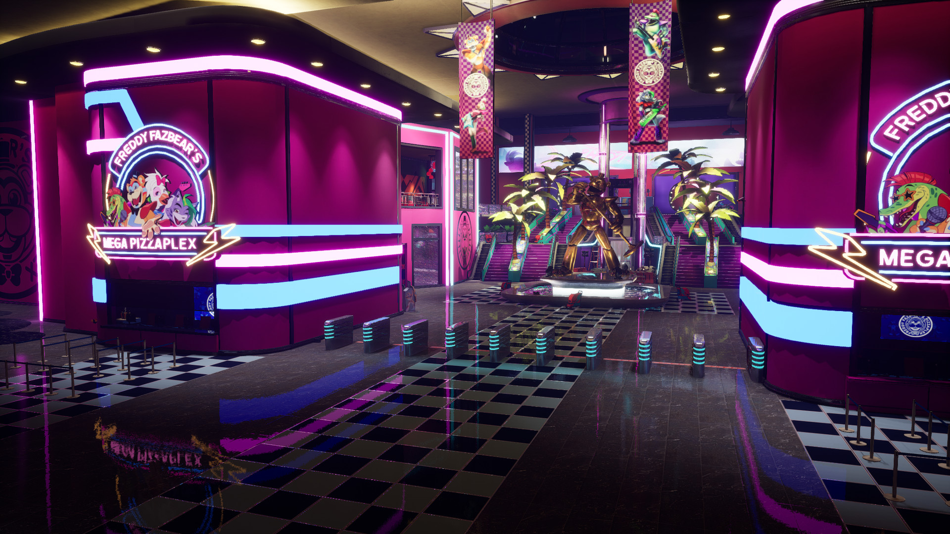 Old Lobby Strips Mod for Five Nights at Freddy's Security Breach | FNaF ...