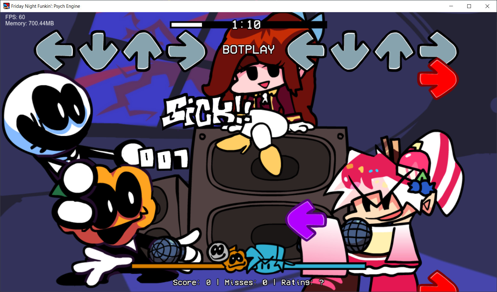 Raspberry X Parfait Reskin [FNF X CRK] Mod for Friday Night Funkin ...