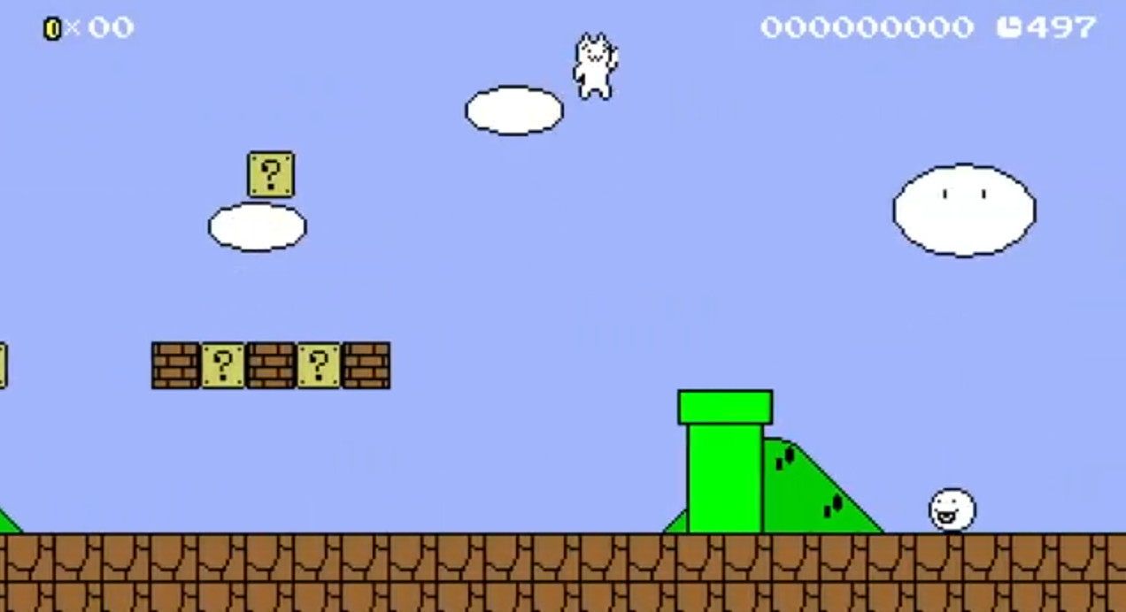 Syobon Action (Cat Mario) Mod for Super Mario Maker World Engine ...