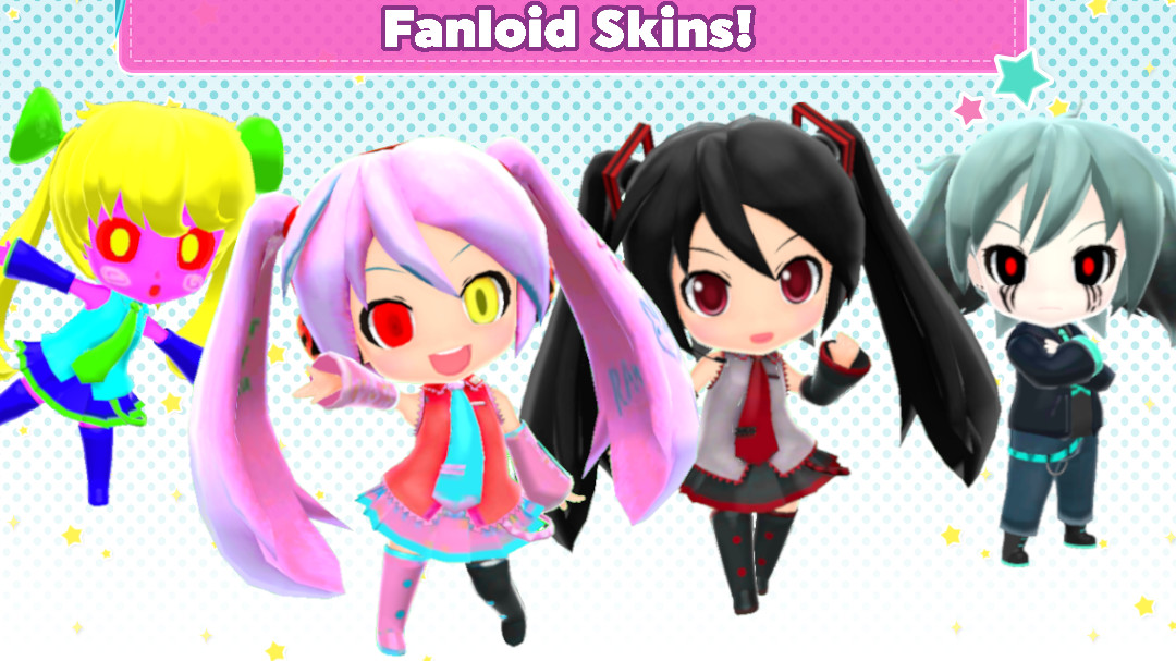 Fanloid pack Mod for Hatsune Miku: Project Mirai DX | HMPM DX Mods