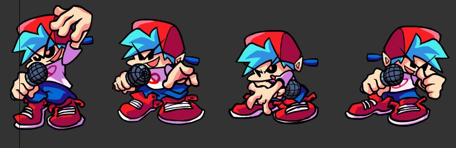 BF Zero OG colors And New Sings Alts Mod for Friday Night Funkin' | FNF ...