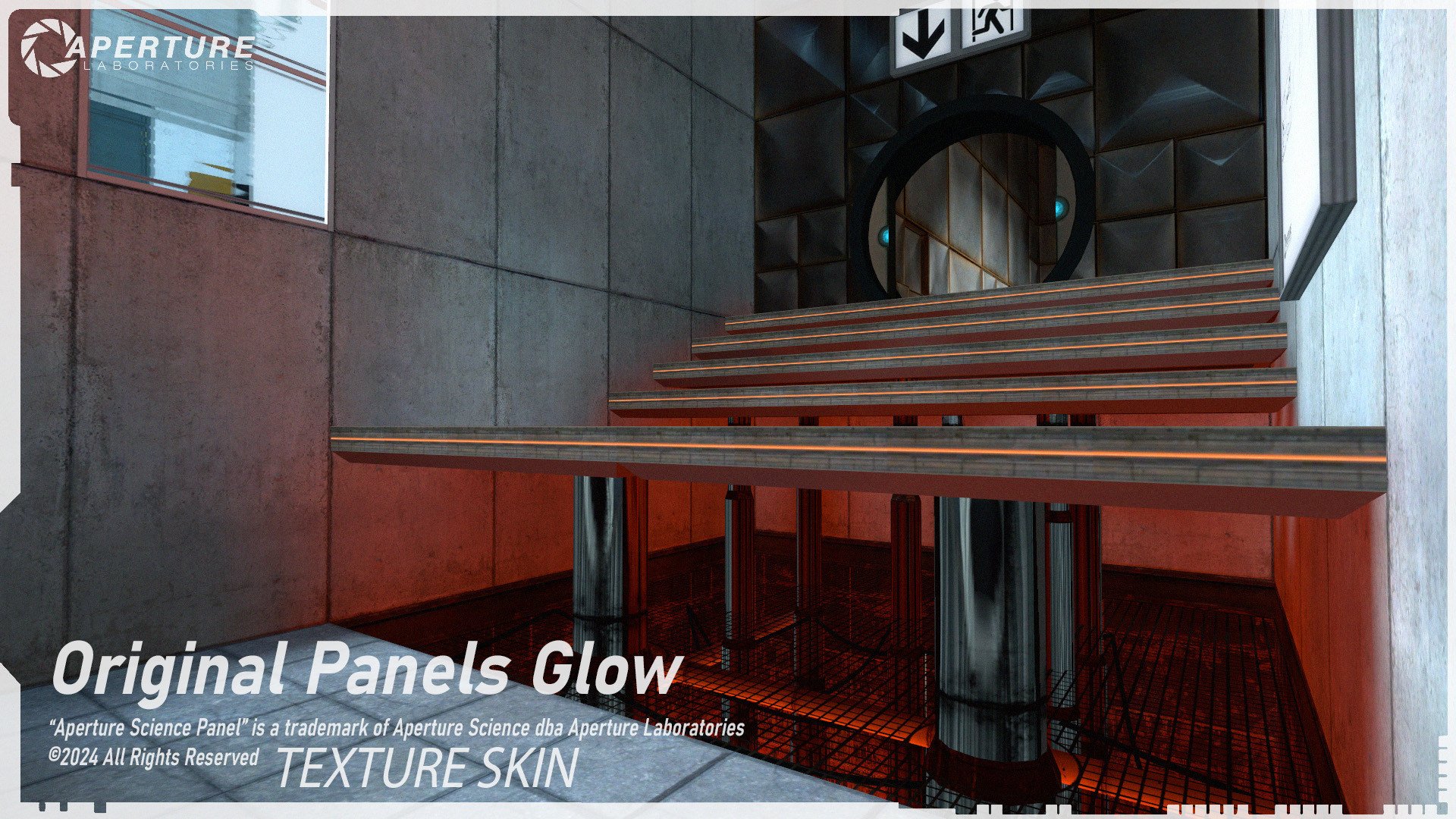 Panels Blue Glow Mod for Portal | PRTL Mods