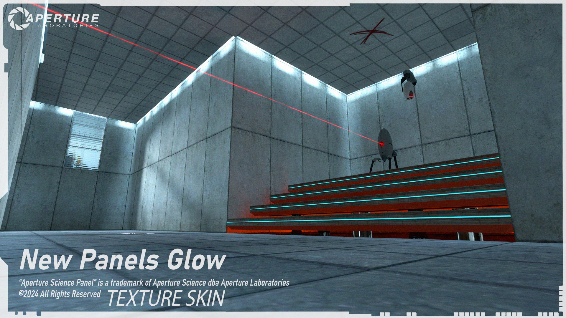 Panels Blue Glow Mod for Portal | PRTL Mods