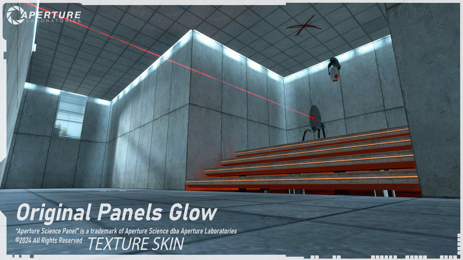 Panels Blue Glow Mod for Portal | PRTL Mods