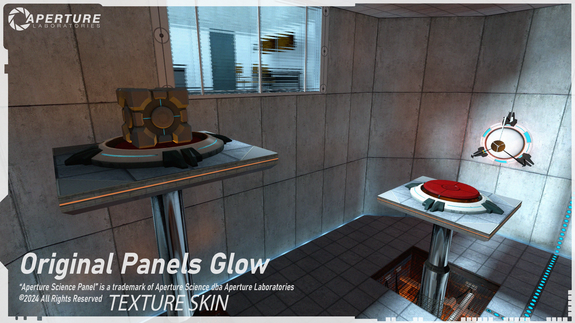 Panels Blue Glow Mod for Portal | PRTL Mods