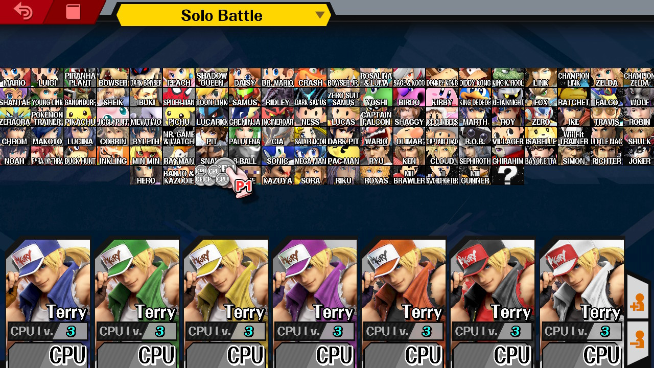 KOF XV Legendary Hungry Wolf Skin Pack Mod for Super Smash Bros ...