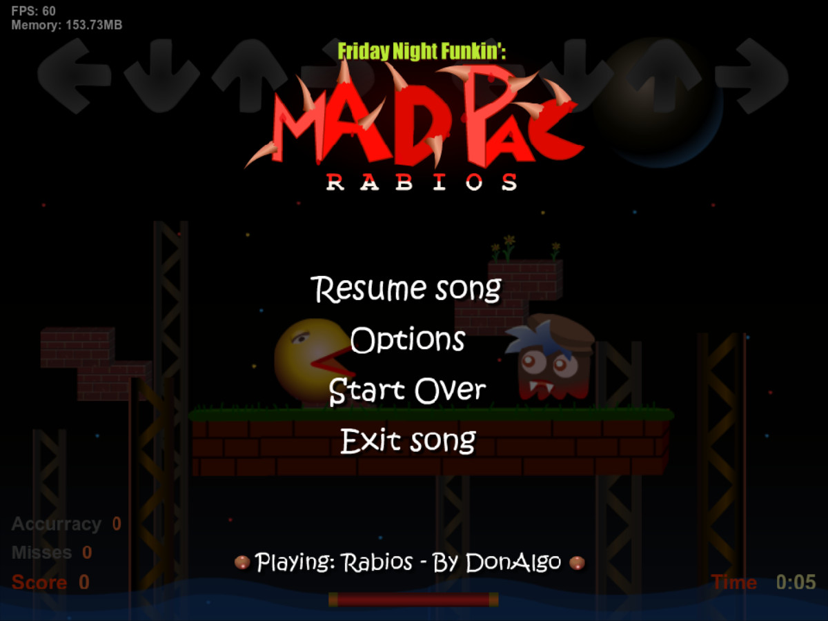 FNF: Mad Pac Rabios Mod for Friday Night Funkin' | FNF Mods