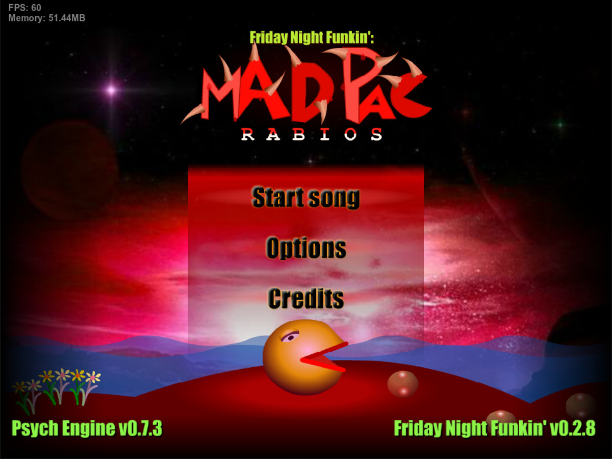 FNF: Mad Pac Rabios Mod for Friday Night Funkin' | FNF Mods