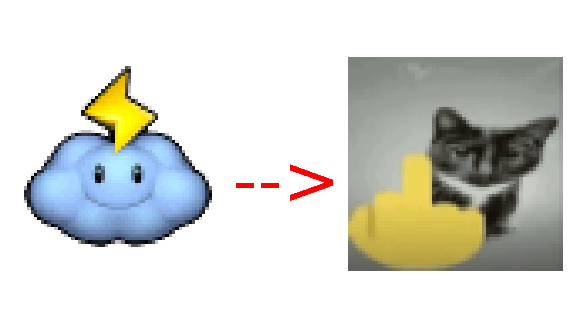 Middle finger cat over thundercloud Mod for Mario Kart Wii | MKWii Mods