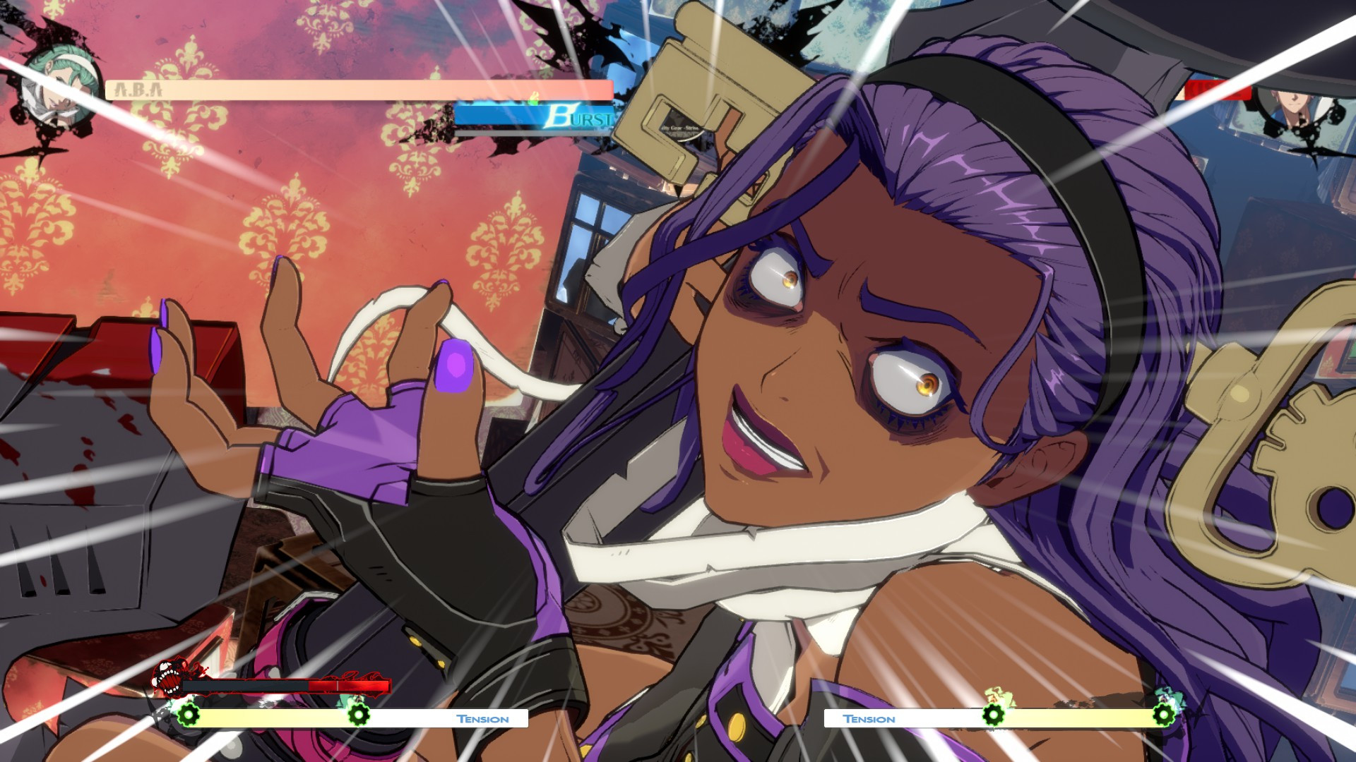 Darker Purple Hair for ABA color 7 Mod for GUILTY GEAR -STRIVE- | GGST Mods