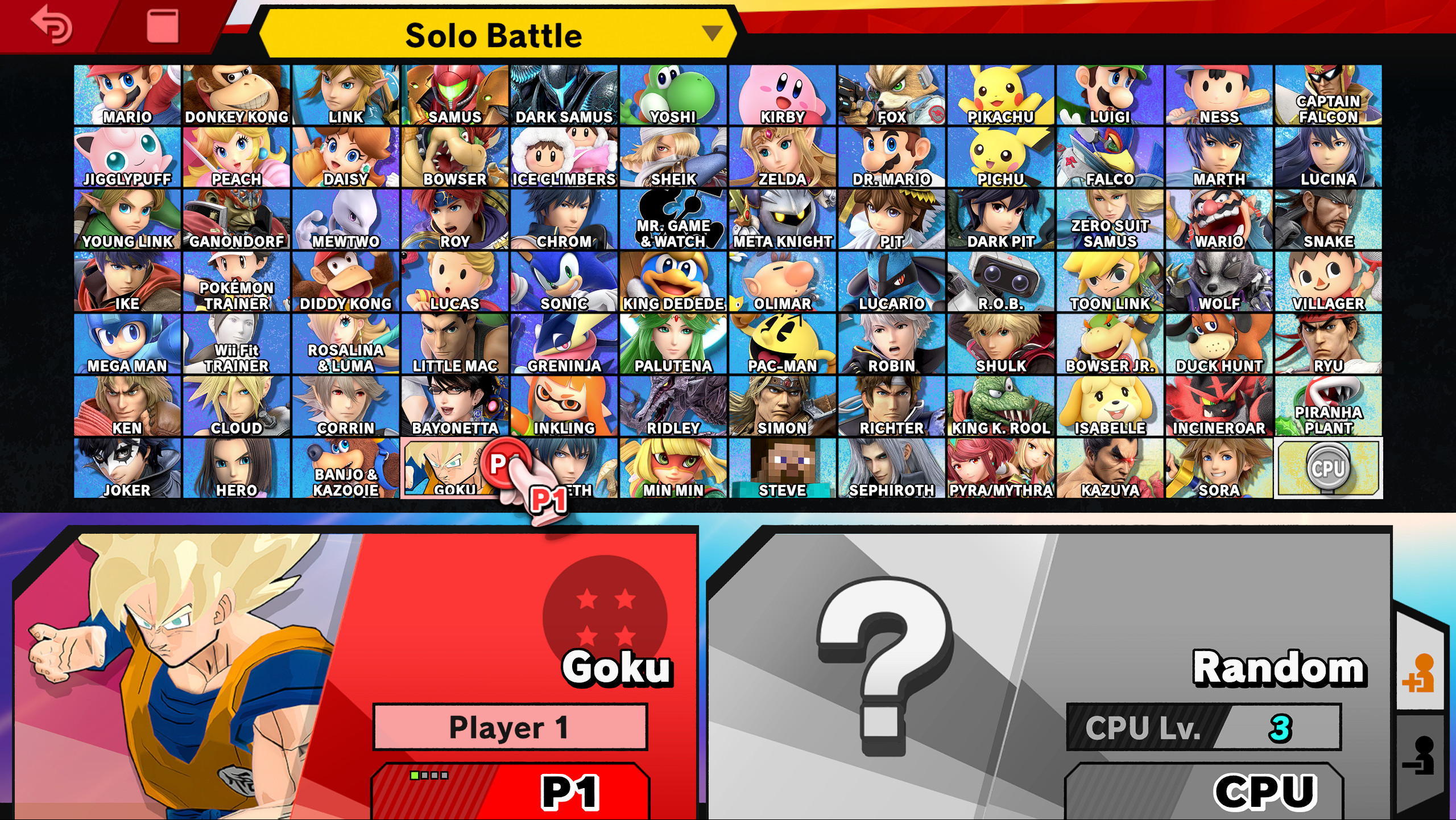 Goku (Mid) SSJ v2 Mod for Super Smash Bros. Ultimate | SSBU Mods