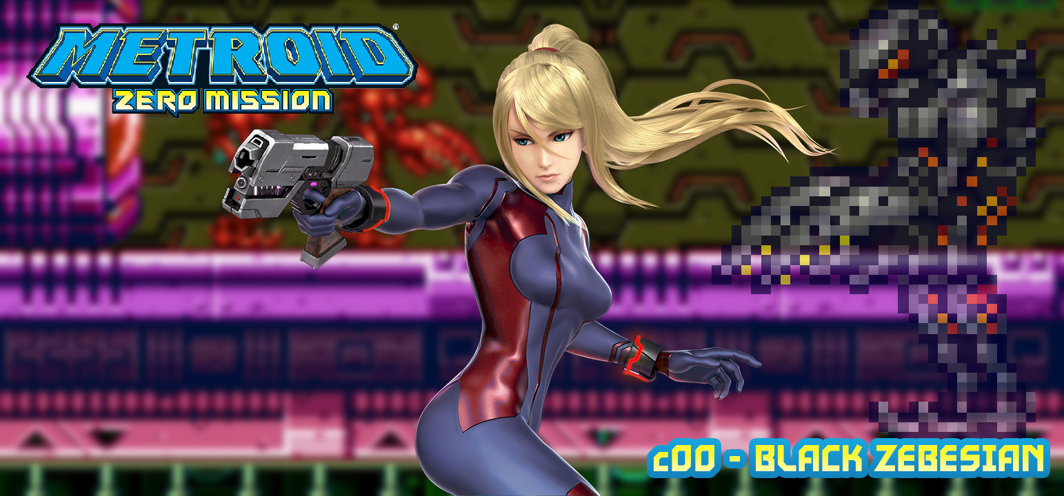 Black Zebesian-Based Costume Mod for Super Smash Bros. Ultimate | SSBU Mods