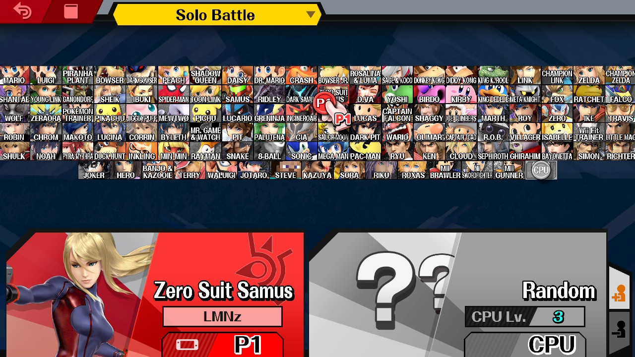 Black Zebesian-Based Costume Mod for Super Smash Bros. Ultimate | SSBU Mods