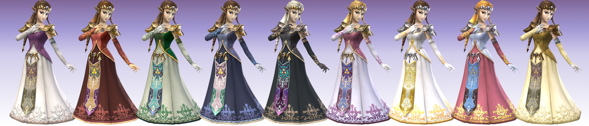 PM OoT Zelda Pose Cosmetic Pack Mod for Super Smash Bros. Brawl | Brawl ...