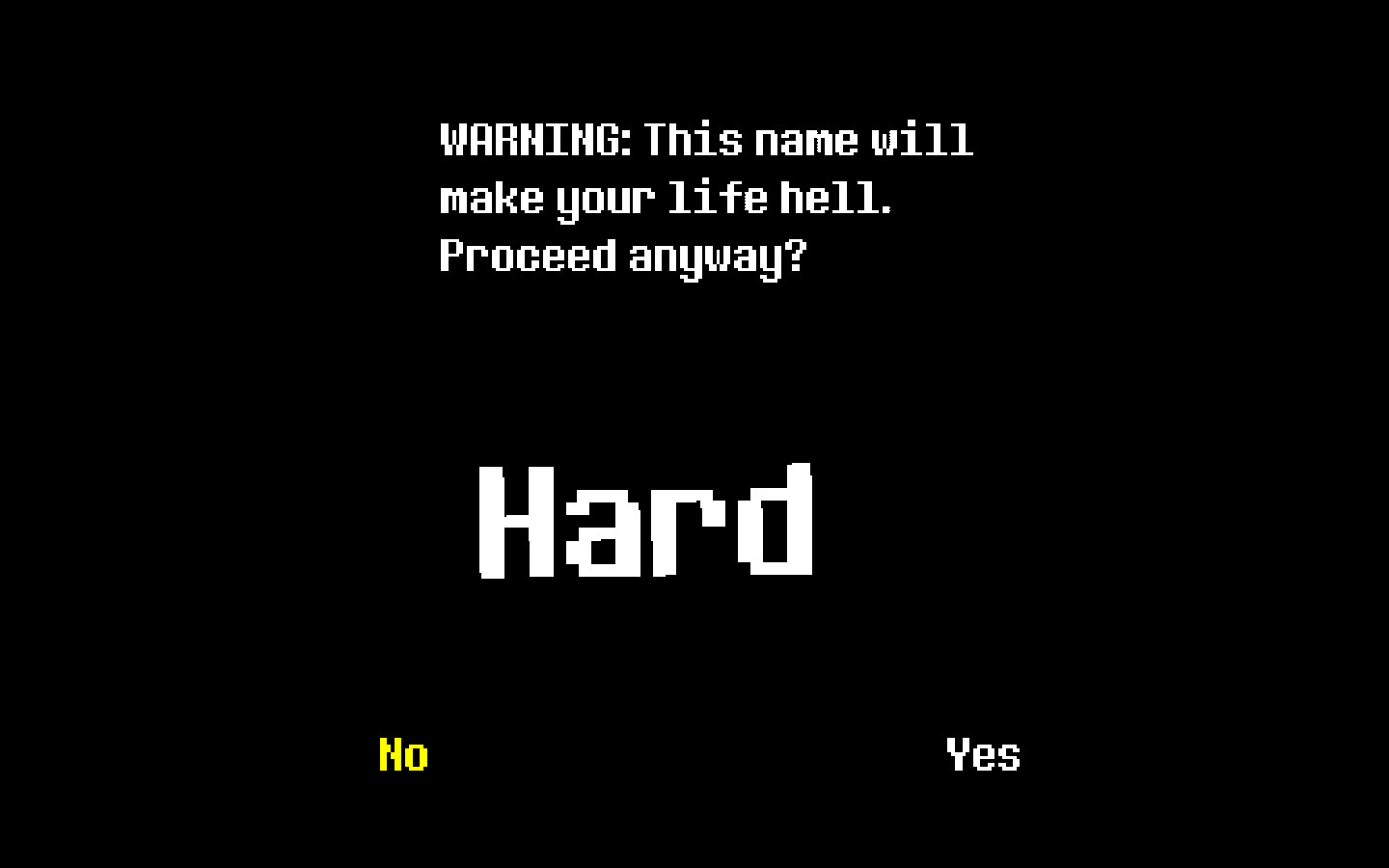 Hard mode disabler Mod for UNDERTALE | UNDERTALE Mods