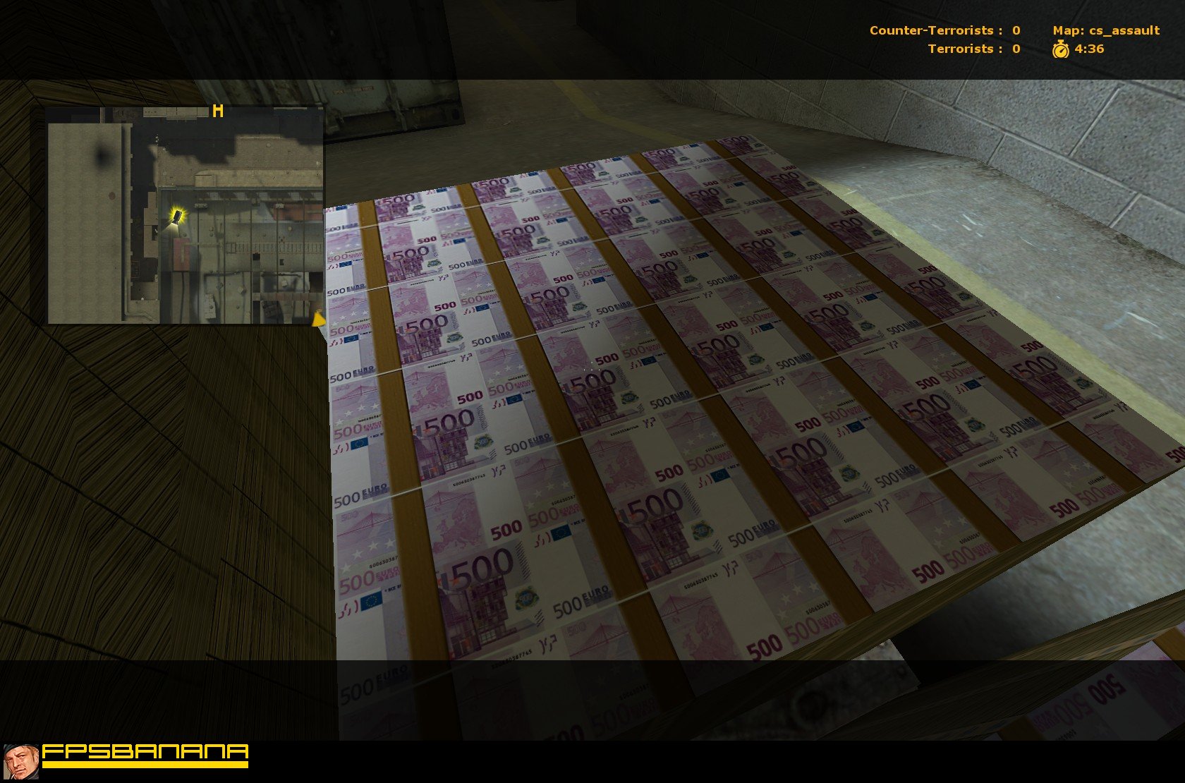 Money reskin 500 euro Mod for Counter-Strike: Source | CS:S Mods