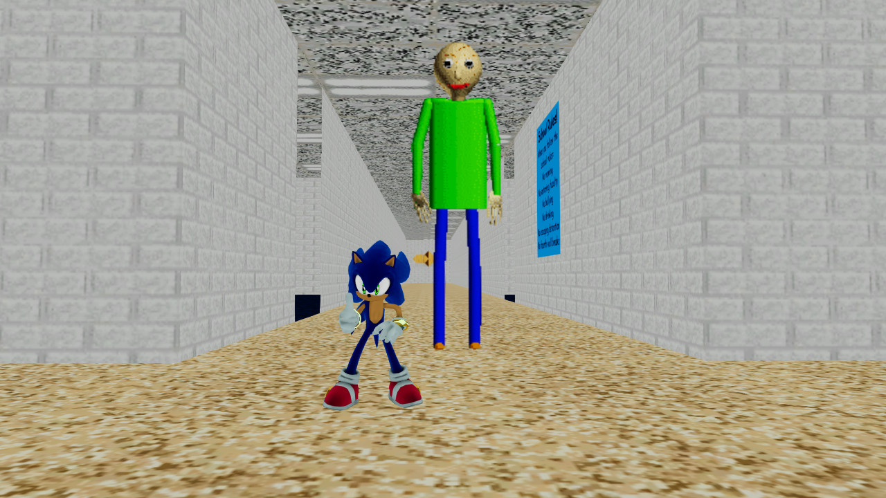 Baldi's Schoolhouse Mod for Sonic the Hedgehog: Project '06 | Sonic P ...