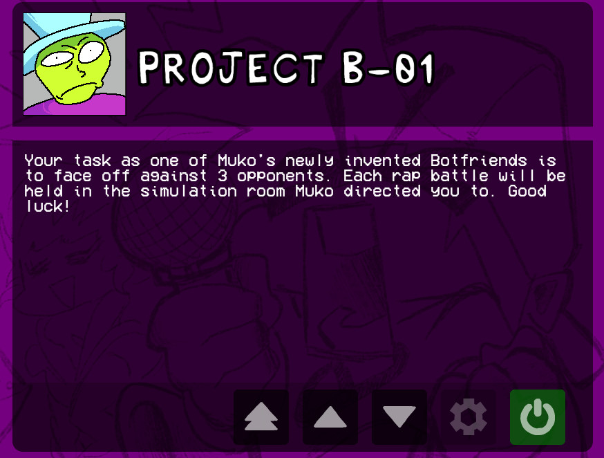 DDE: PROJECT B-01 Mod for Friday Night Funkin' | FNF Mods